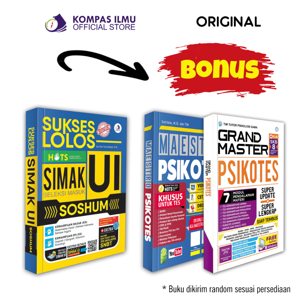 Jual Best Seller Buku SIMAK UI Soshum - Sukses Lolos SIMAK UI Soshum 2025 Full Pembahasan ...