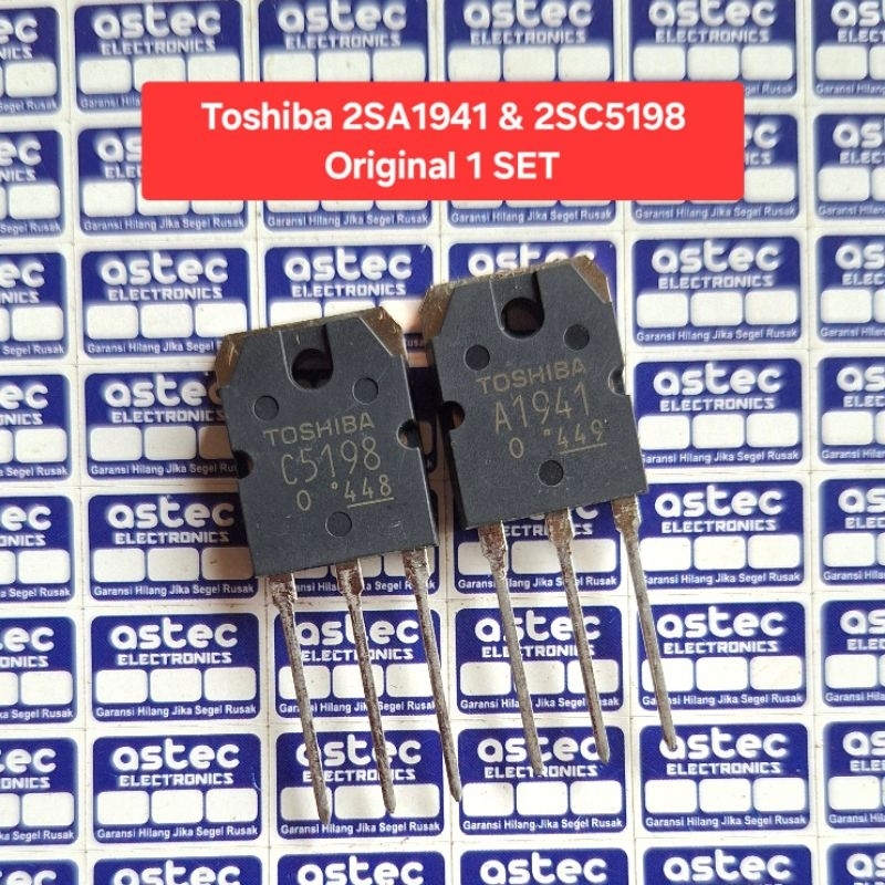 Jual Transistor Toshiba 2SC5198 C5198 2SA1941 A1941 Original | Shopee ...