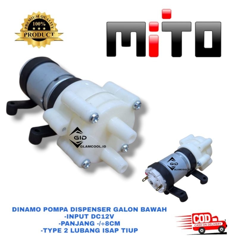 Jual DINAMO POMPA DISPENSER GALON BAWAH | DISPENSER MITO MD-666 MD-777 ...