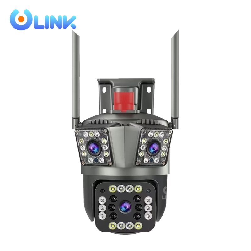Jual ULINK H10 8MP Tiga Lensa Outdoor Tanah Air CCTV Camera HD Wi-Fi ...