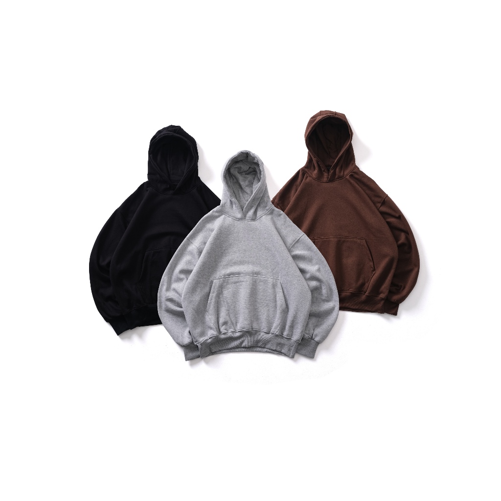 Jual Hoodie Boxy Basic / Hoodie Boxy Polos / HD.BX.001 HD.BX.002 HD.BX ...