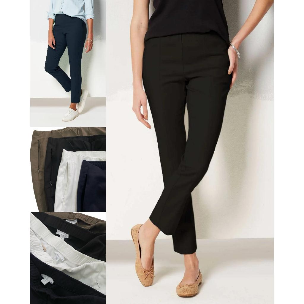 Jual J.Jill Essential Cotton-Stretch Pants - 7934 | Shopee Indonesia