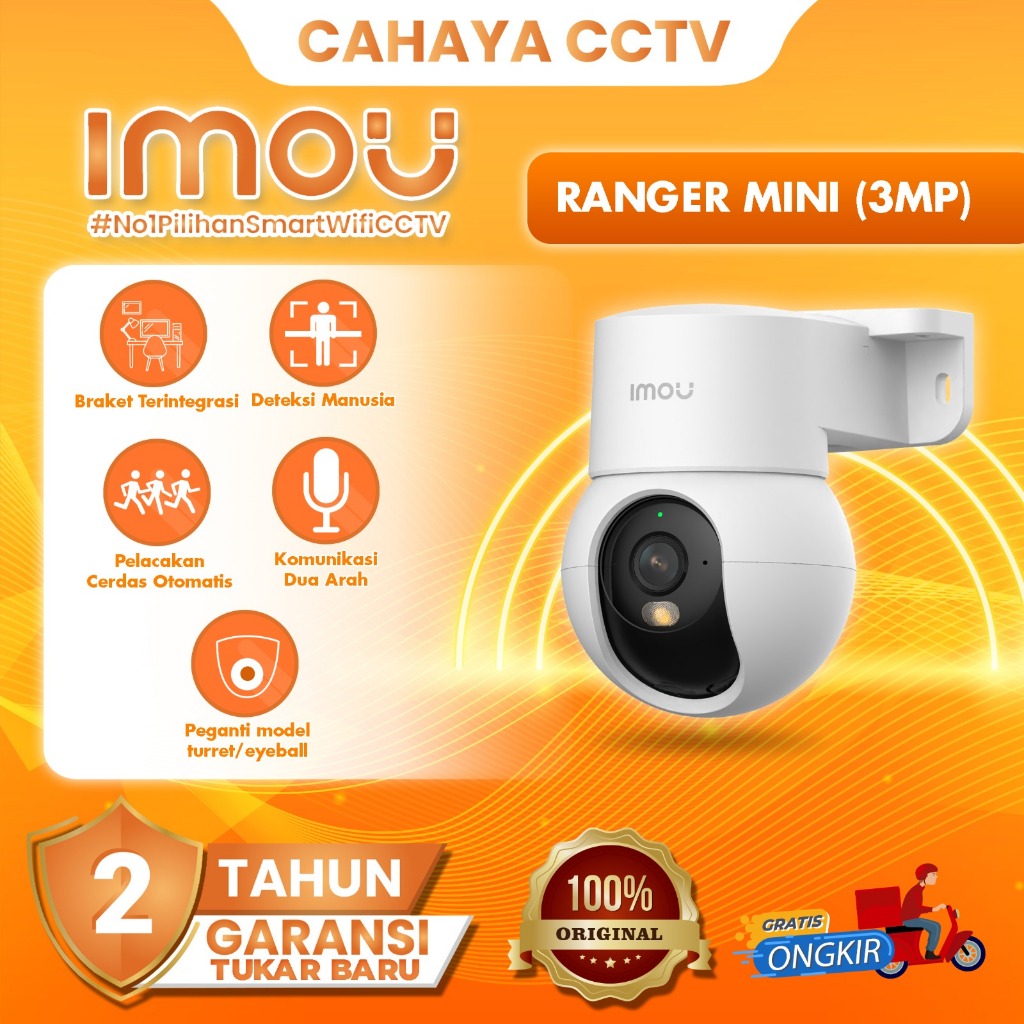 Jual IMOU Ranger Mini 3MP / 5MP Smart IP Camera CCTV Wi-Fi Indoor ...
