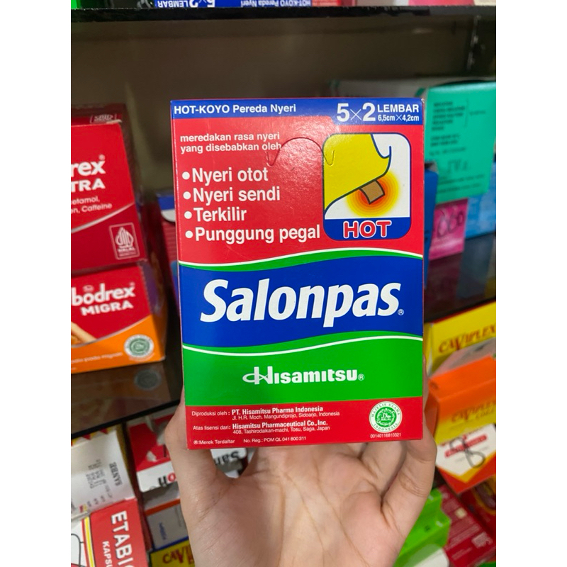 Jual Salonpas Merah 1 box | Shopee Indonesia