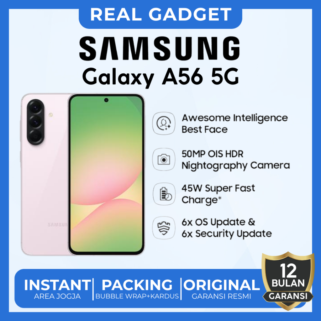 Jual Samsung Galaxy A56 5G 8/256 - 12/256 Resmi Samsung | Shopee Indonesia