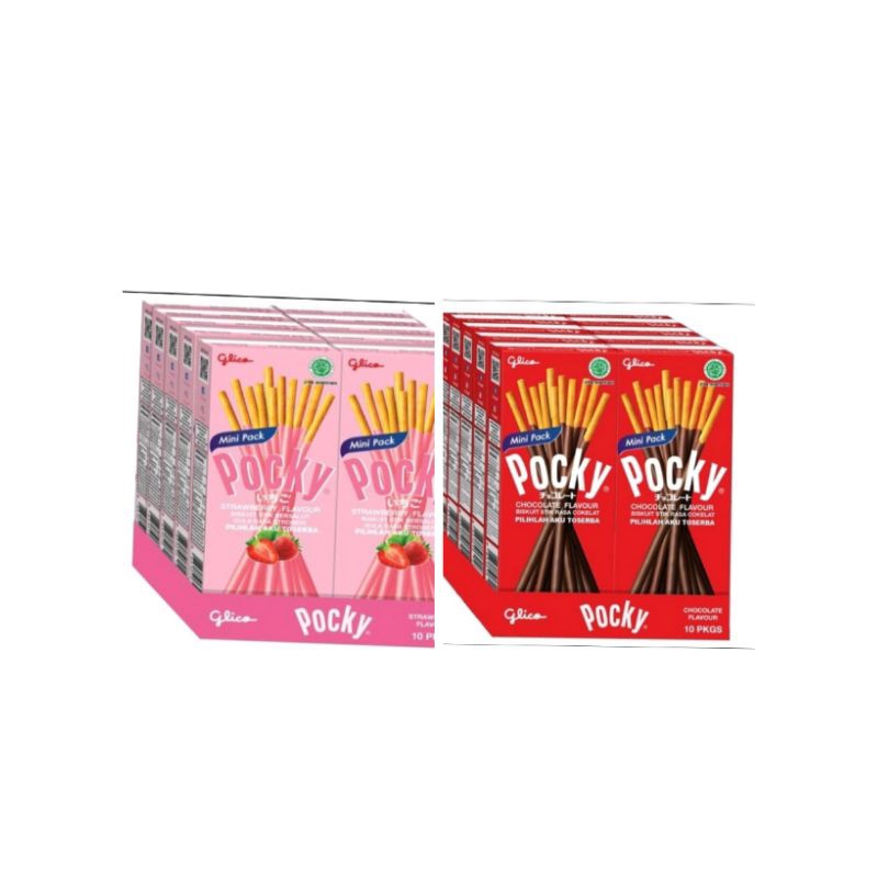 Jual EG Glico Pocky Mini 21 gr 1 pack isi 10 pcs | Shopee Indonesia