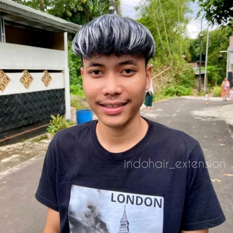 Jual WIG PENUTUP BOTAK PRIA TOUPEE RAMBUT PENDEK VERSI PRIA KOREA MODEL ...