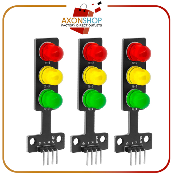 Jual Simulasi Lampu Lalu Lintas Merah Kuning Hijau Traffic Light Module ...