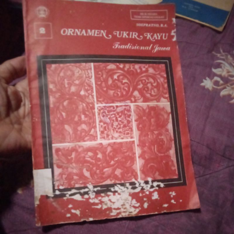 Jual buku Ornamen Ukir kayu tradisional Jawa 2, buku original jadul ...