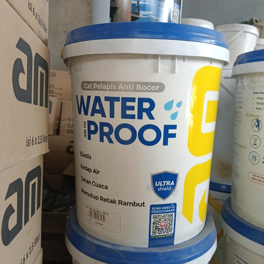 Jual AM 110 Cat Pelapis Anti Bocor Ukuran 20 Kg - Cat Waterproofing ...