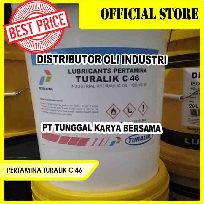 Jual PERTAMINA TURALIK C 46 ( 5 liter - ISO VG 46 ) | Shopee Indonesia