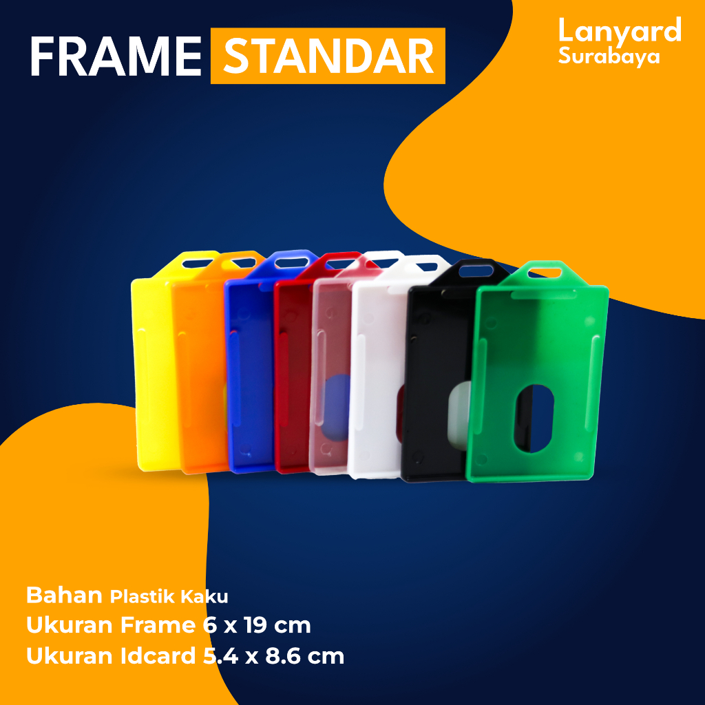 Jual Frame Casing Tempat ID Card Holder Plastik Mika Portrait | Shopee Indonesia