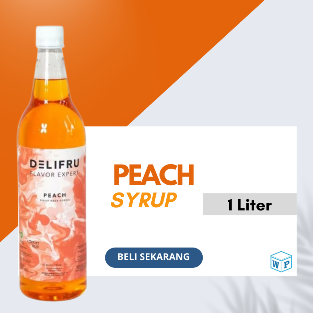 Jual Delifru Syrup Peach 1 Liter - Sirup Persik Premium | Shopee Indonesia