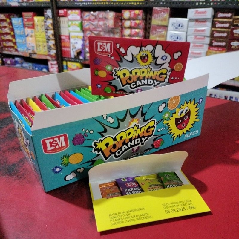 Jual permen popping candy aneka rasa harga per 1 box | Shopee Indonesia