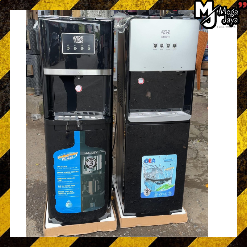 Jual GEA DISPENSER GALON BAWAH KOMPRESOR TIPE HALLEY / ORION BLACK ...