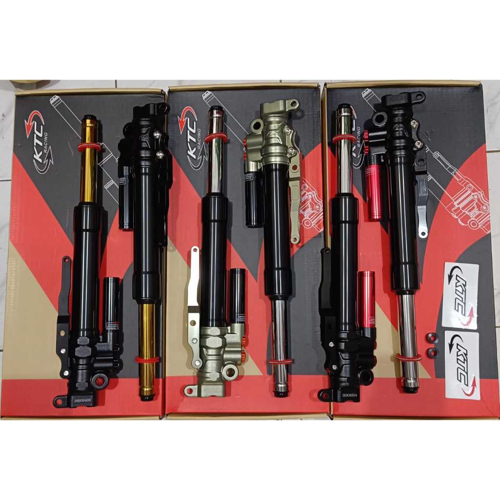 Jual (ADA BARCODE) SUSPENSION SHOCK BREAKER DEPAN TABUNG KTC RACING ...