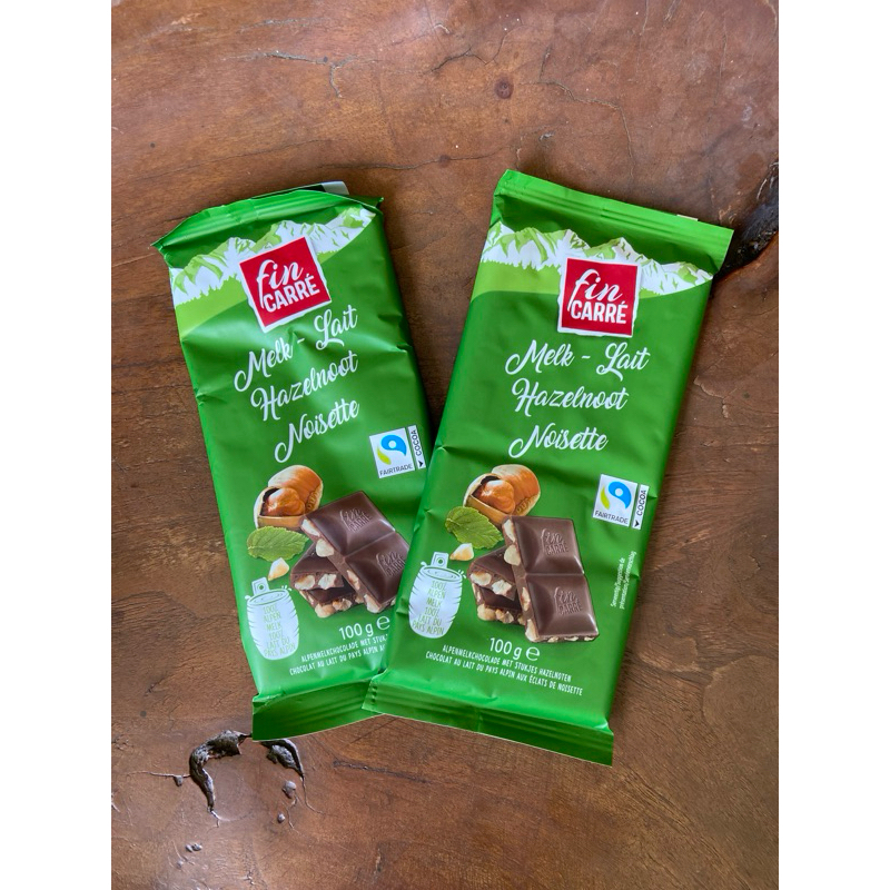 Jual Hazelnut Chocolate FinCarre Melk-Lait Hazelnoot Noisette - Coklat ...