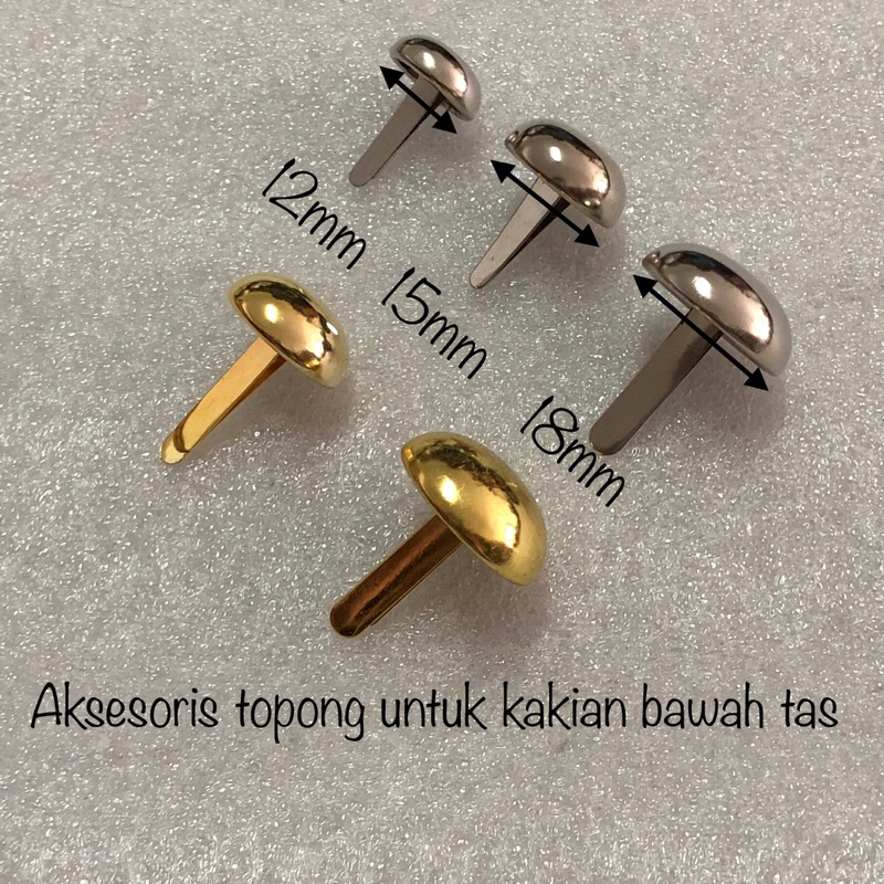 Jual topong kaki tas / topong kaki tas jamur / topong centang | Shopee ...