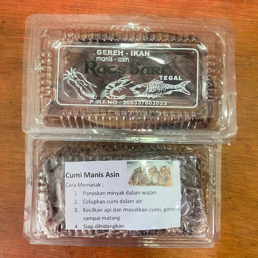 Jual Cumi Manis Asin Raos Sari 100gr khas Tegal | Shopee Indonesia