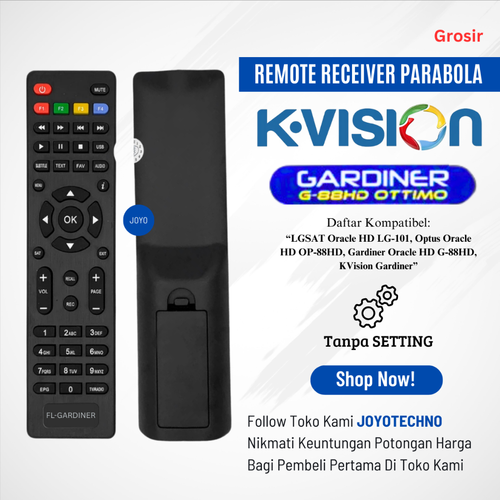 Jual Remote Receiver Parabola Lgsat Optus Gardiner Oracle HD OP-88HD ...