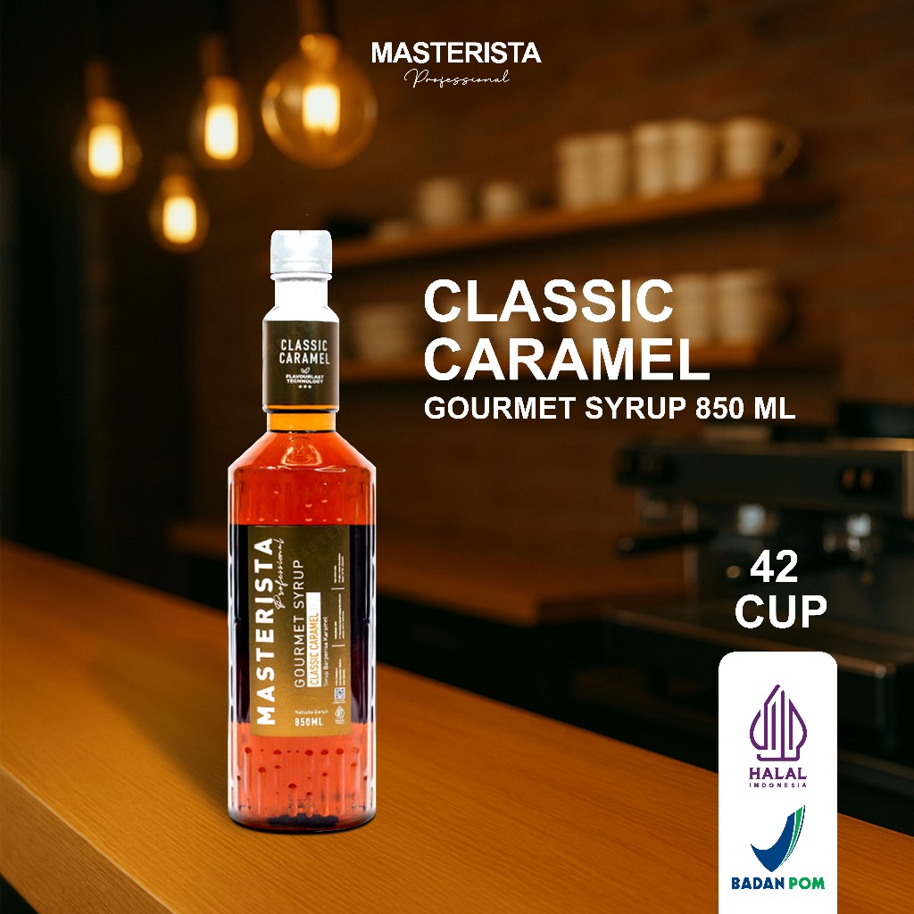 Jual Masterista Syrup Classic Caramel 850 ml | Shopee Indonesia