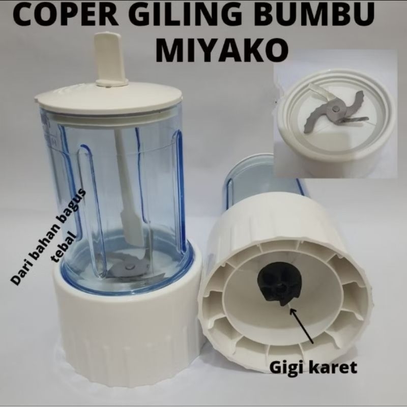 Jual Miyako Chopper Coper Giling Bumbu Miyako Basah dan Kering ...