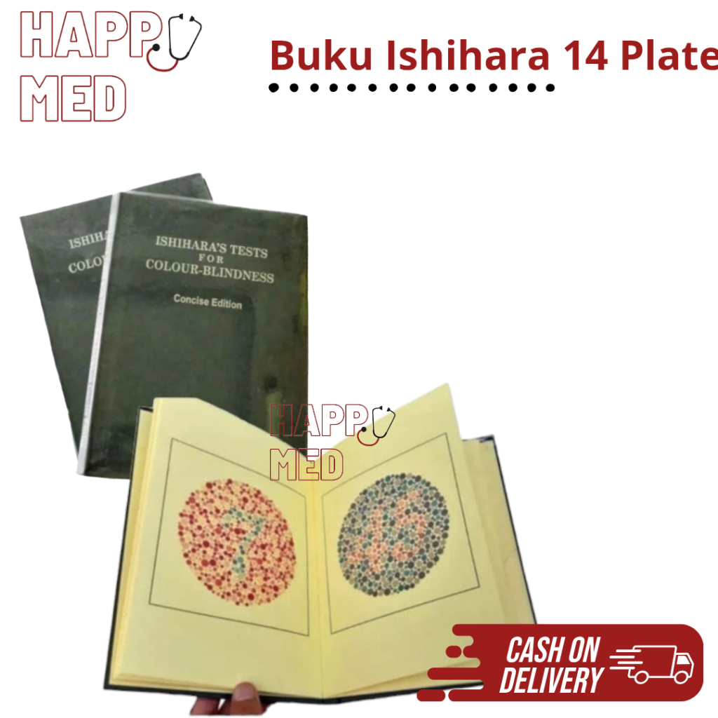 Jual Buku Ishihara 14 Plate / Buku Buta Warna | Shopee Indonesia