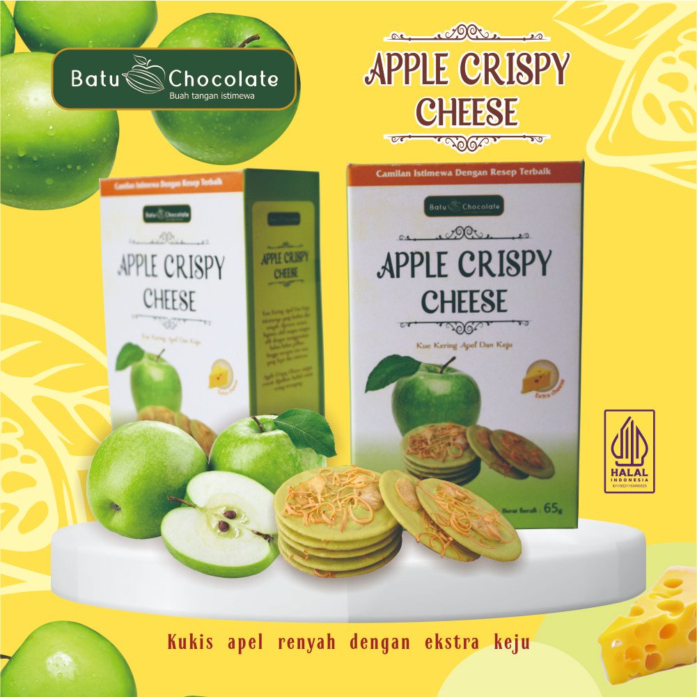 Jual Apple Crispy Cheese Premium – Batu Chocolate | Snack Renyah Keju ...