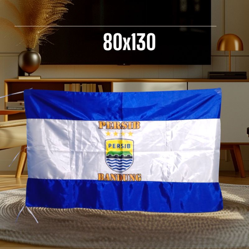 Jual Bendera Persib bandung printing ukuran 80 x 130cm | Shopee Indonesia