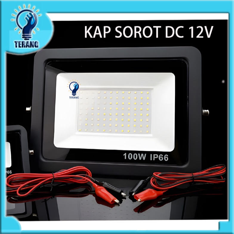 Jual LAMPU SOROT DC 12V 50W 50 WATT /100WATT LUMMENT / LAMPU TEMBAK DC 12V 50W/100W | Shopee ...