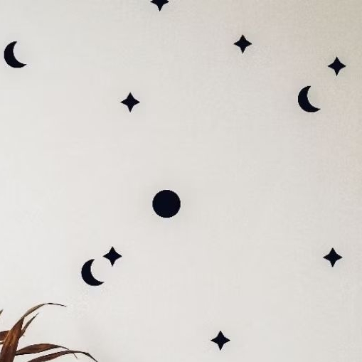 Jual WALL STICKER REMBULAN/STIKER DINDING BULAN/DECOR/DEKORASI ...