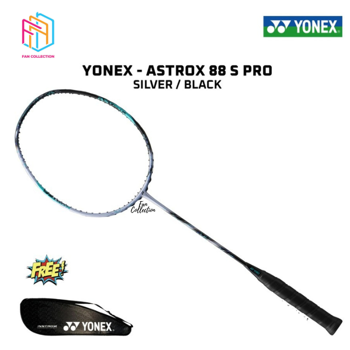 Jual Generasi 3 ! Raket Badminton Yonex Astrox 88 S Pro Silver Black ...