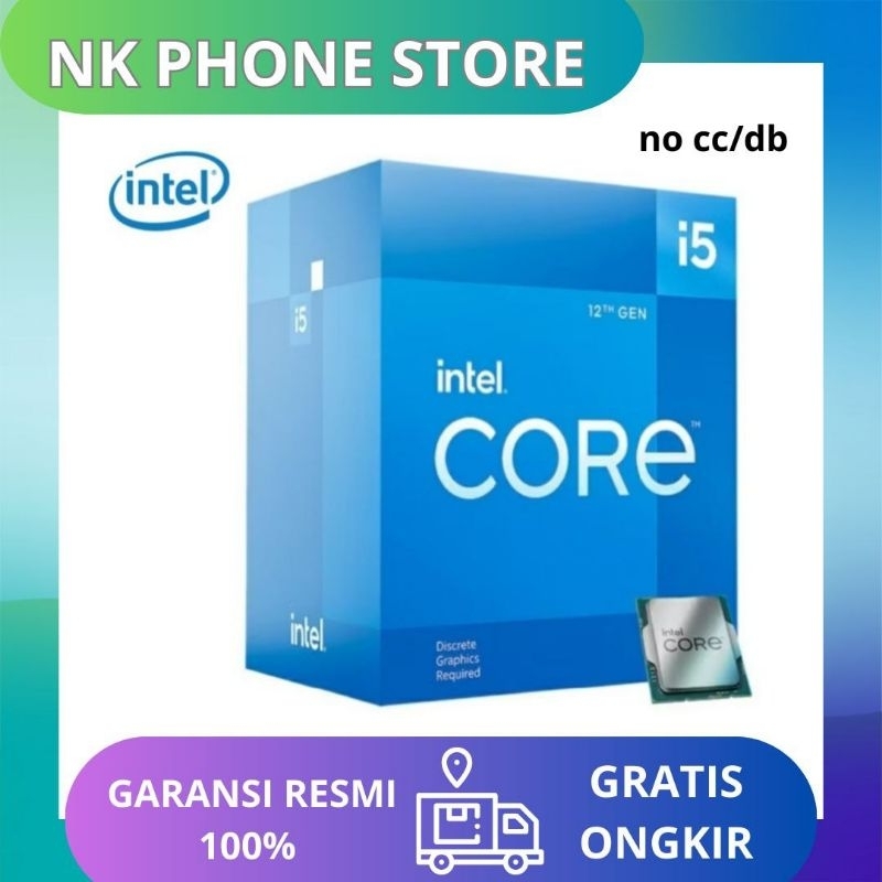 Jual itel i5 12400F 2,5 GHz 6 Core 12 Threads Alder Lake-LGA1700 ...