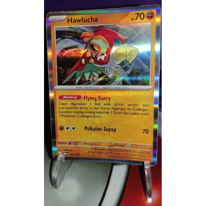 Jual Pokemon Indonesia - HAWLUCHA (RARE) | Shopee Indonesia