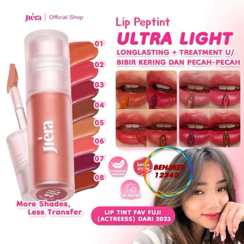 Jual JIERA Lip peptint Liptint 3,5ml Lip tint peptide squalane shade ...