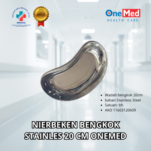 Jual Nierbeken Bengkok Stainless OneMed SS 20cm | Shopee Indonesia