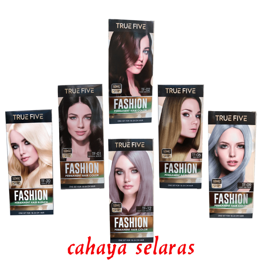 Jual TRUE FIVE PROFESSIONAL HAIR FASHION COLOR 2 X 100ML | PEWARNA ...