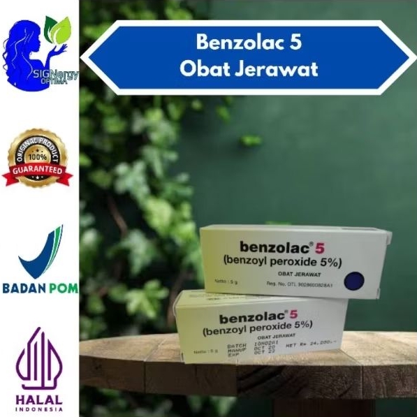 Jual BENZOLAC 5% 5gr ORI [READY INSTANT - JERAWAT LANGSUNG KEMPES ...