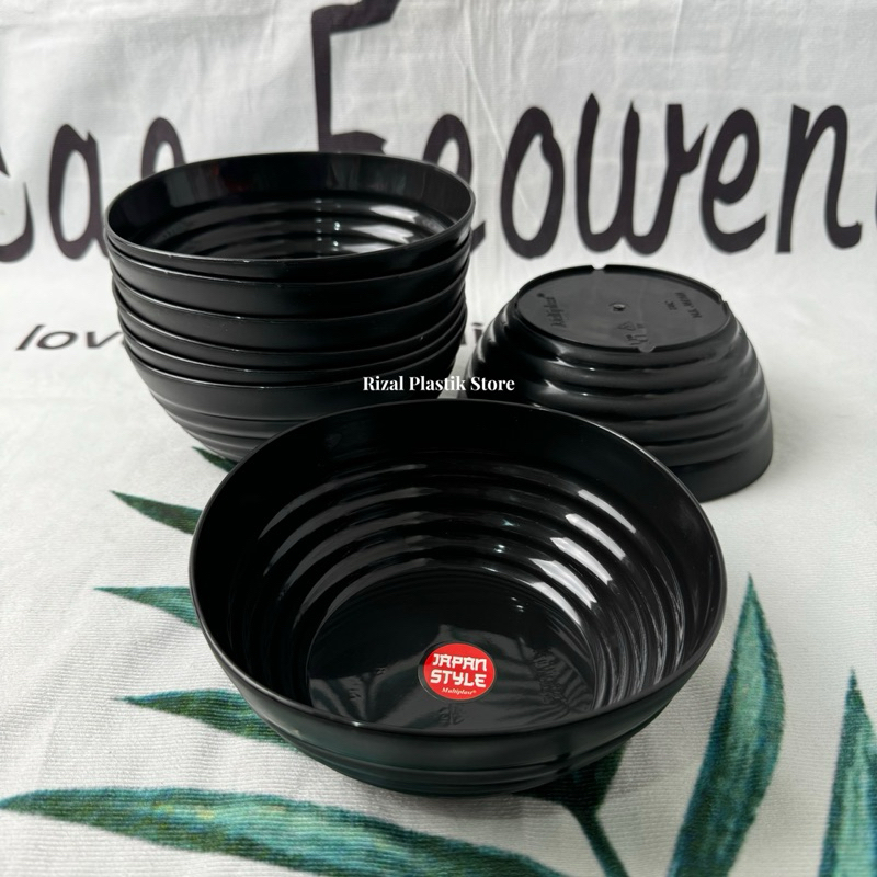 Jual ( 6 PCS ) MANGKUK JAPAN 802 MULTIPLAST SEGI | MANGKUK BUAT RAMEN ...