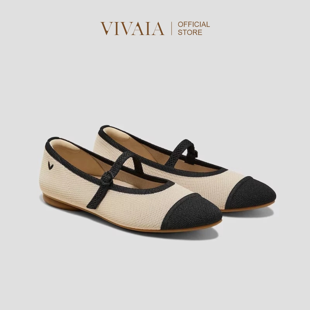 Jual VIVAIA Sepatu Wanita Almond-Toe Mary-Jane AdaptAll™ (Tamia Mary-Jane) - Almond Black ...