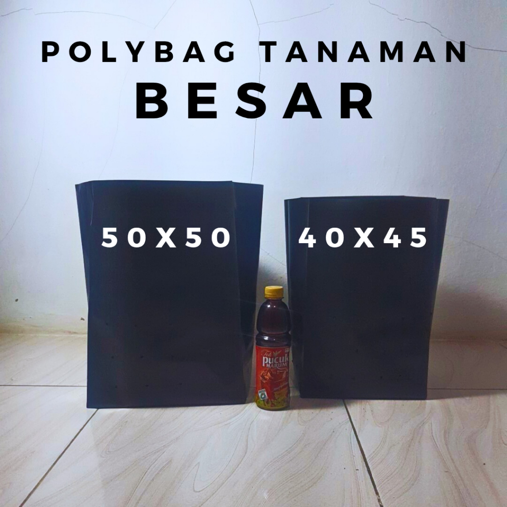 Jual Polybag Besar 50x50 Tanaman Buah Polibek Plastik Polibag ...
