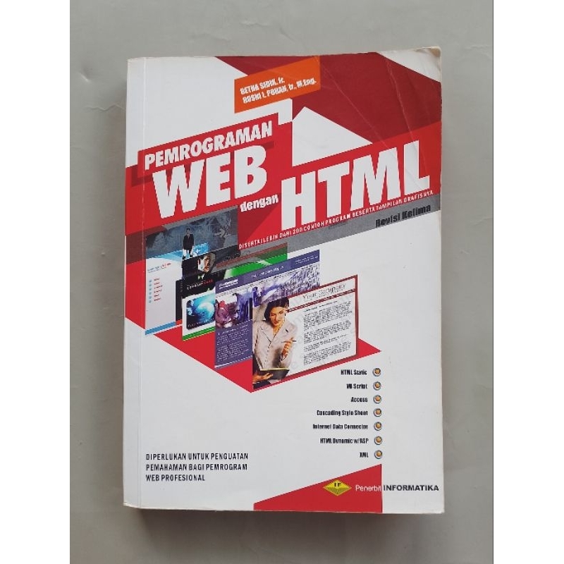 Jual PEMROGRAMAN WEB DENGAN HTML original | Disertai Lebih dari 200 Contoh Program beserta ...