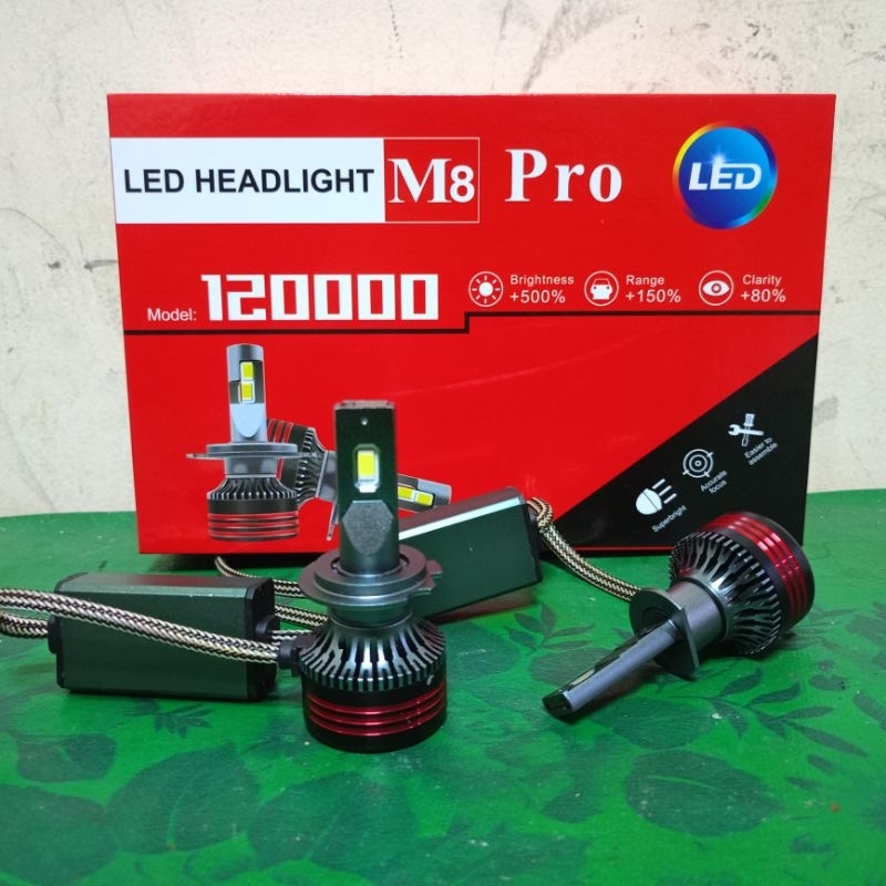 Jual Lampu LED Lampu Foglamp M8 Pro H11 Lampu Kabut H11 1warna Putih 6000 Kelvin | Shopee Indonesia