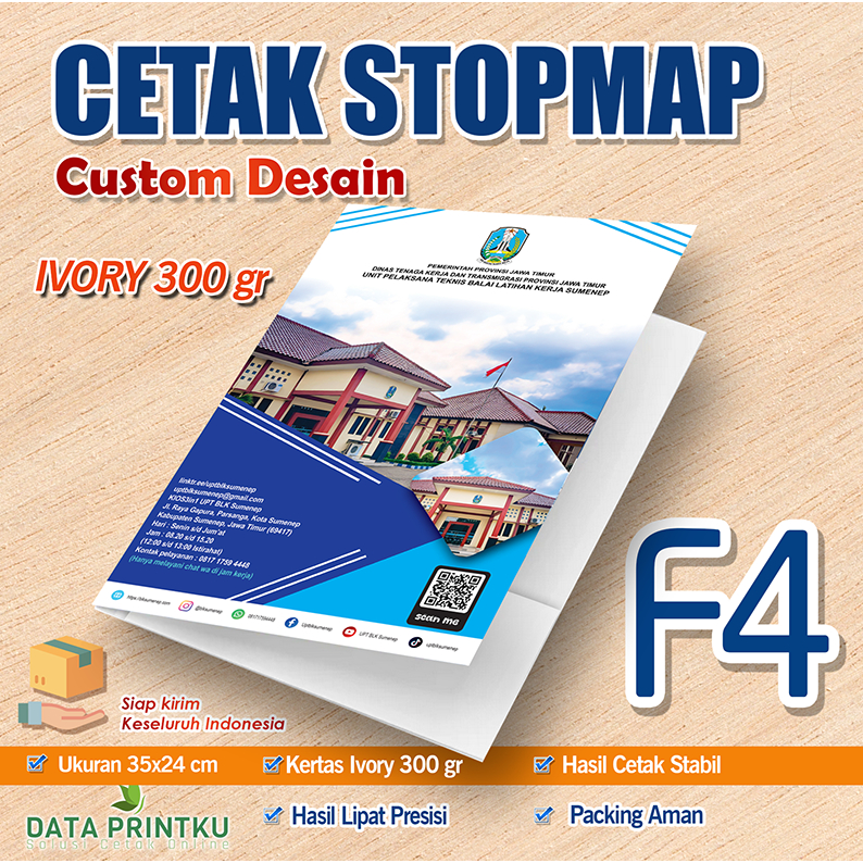 Jual Map Custom Ivory 300 gsm/Stopmap Custom/Map Dinas/Map Instansi/Map ...