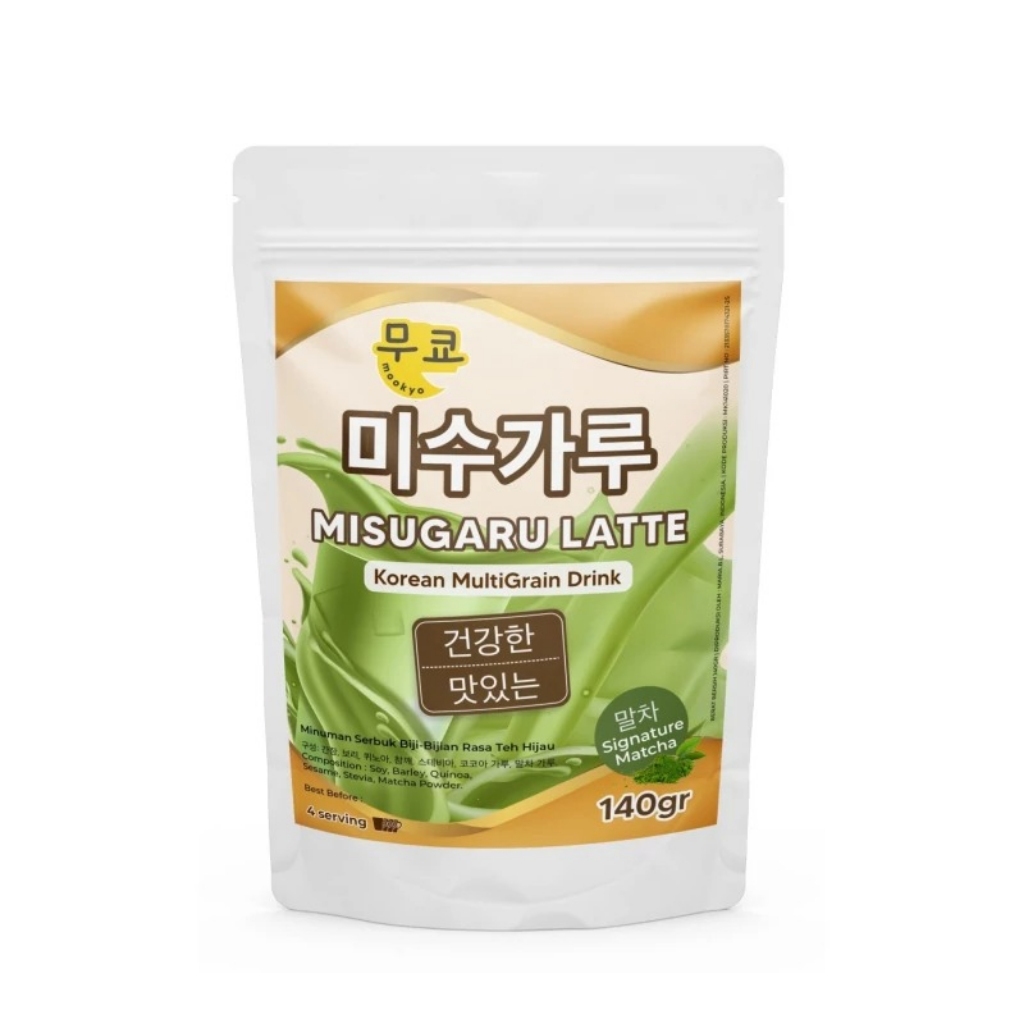 Jual Mookyo Misugaru Latte - Matcha (140gr) | Shopee Indonesia