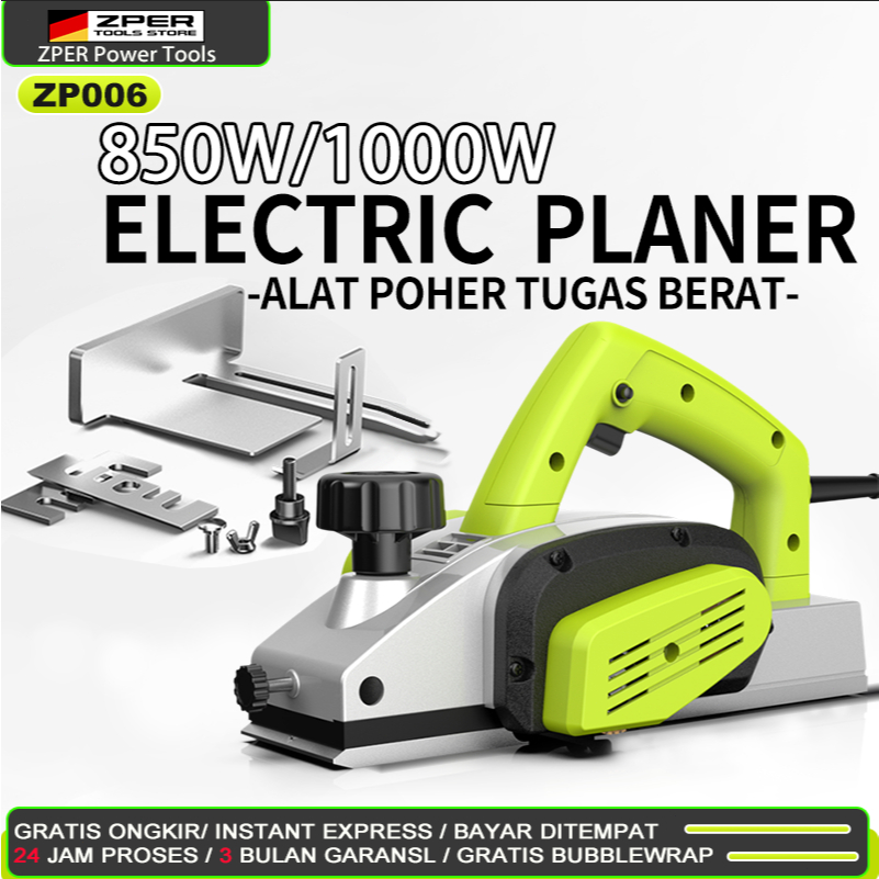 Jual 850W/1000W ZPER Planer Listrik Mesin Serut Kayu Cocok untuk ...