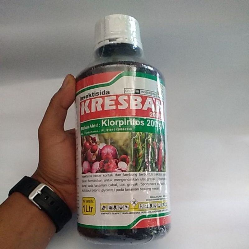 Jual INSEKTISIDA KRESBAN 200 EC 1 LITER PEMBASMI HAMA ULAT DAN SERANGGA ...