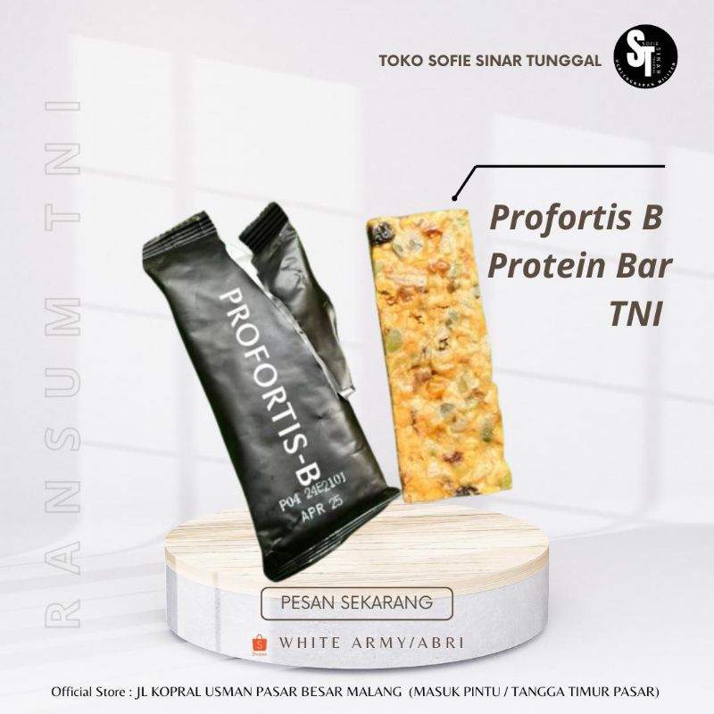 Jual PROFORTIS B/RANSUM TNI/COOKIE/ORIGINAL TNI/FITBAR TNI | Shopee ...