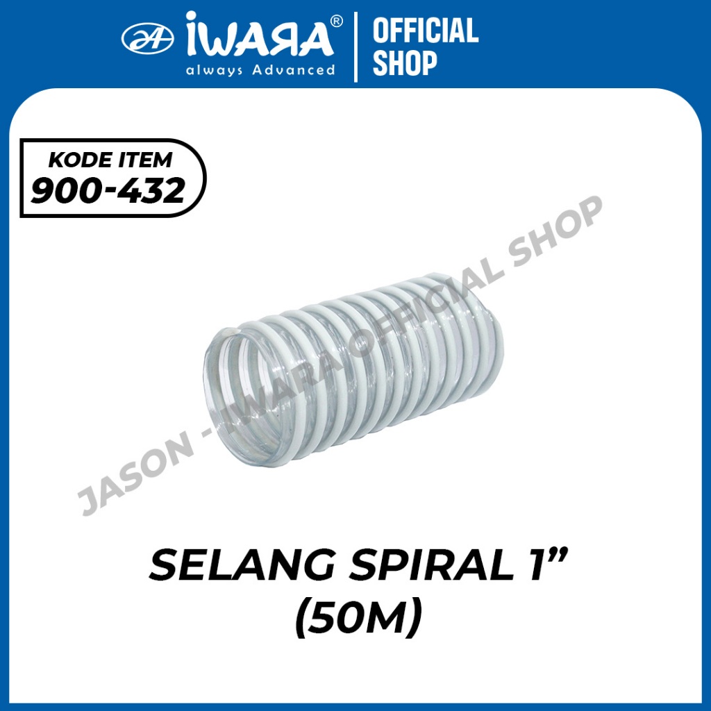 Jual Iwara Selang Spriral 1 inch x 50 Meter | Shopee Indonesia