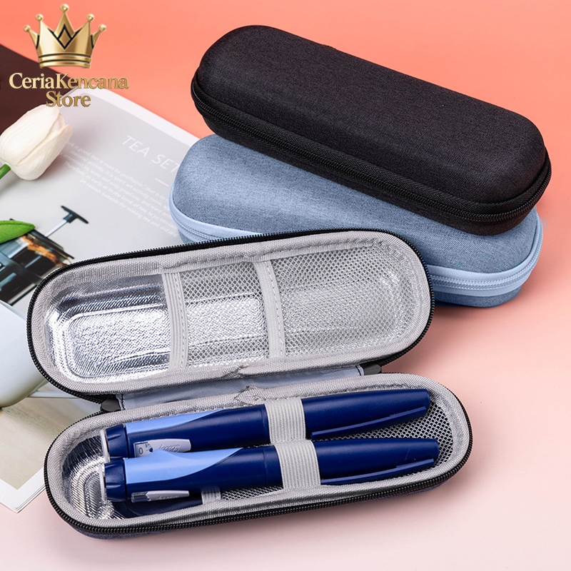 Jual Tempat Penyimpanan Insulin Tas Insulin Cooler Bag Portable Isolasi Suhu untuk Jalan-Jalan ...